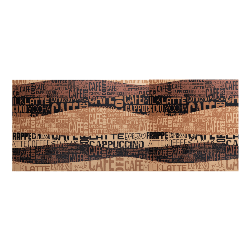 Passadeira Cozinha Flex Cafeteria 43cm x 180cm Kapazi - Kapazi